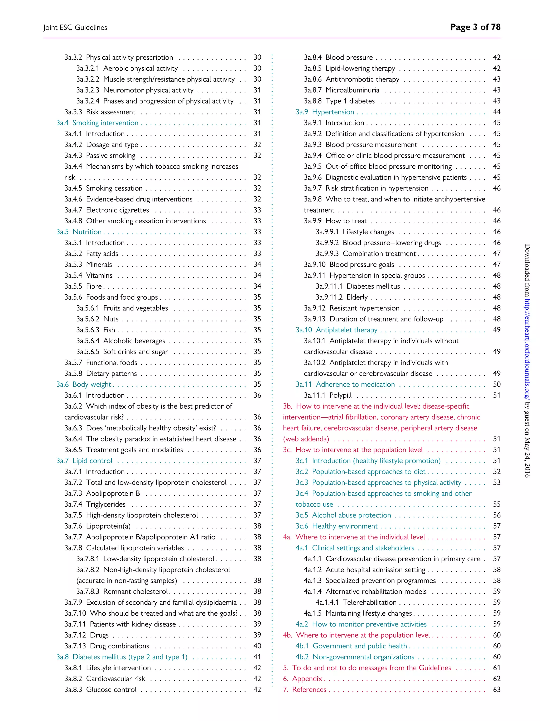 2016 european guidelines on cardiovascular | PDF