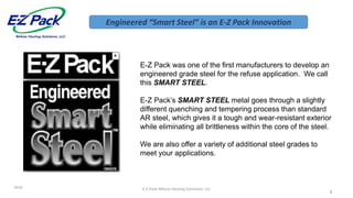 2016 E-Z Pack Company Profile and Product Information | PPTX ...