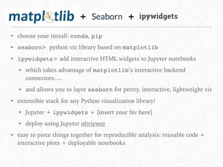 PyLadies Seattle - Lessons in Interactive Visualizations | PPT