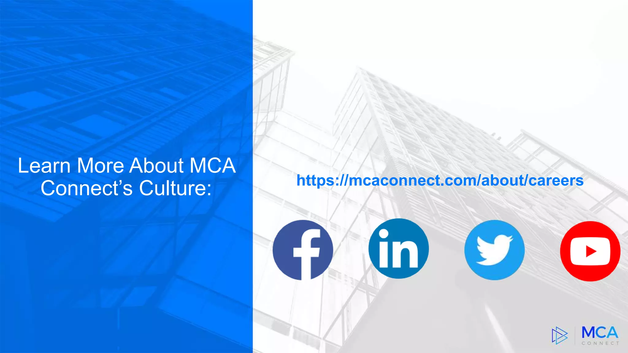 The MCA Connect Flag: taking it international | PPTX