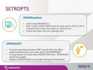 How to Improve RACF Performance (v0.2 - 2016) | PDF