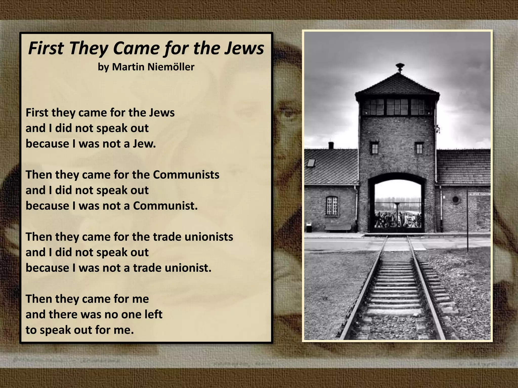 Holocaust Poetry: PowerPoint | PPSX