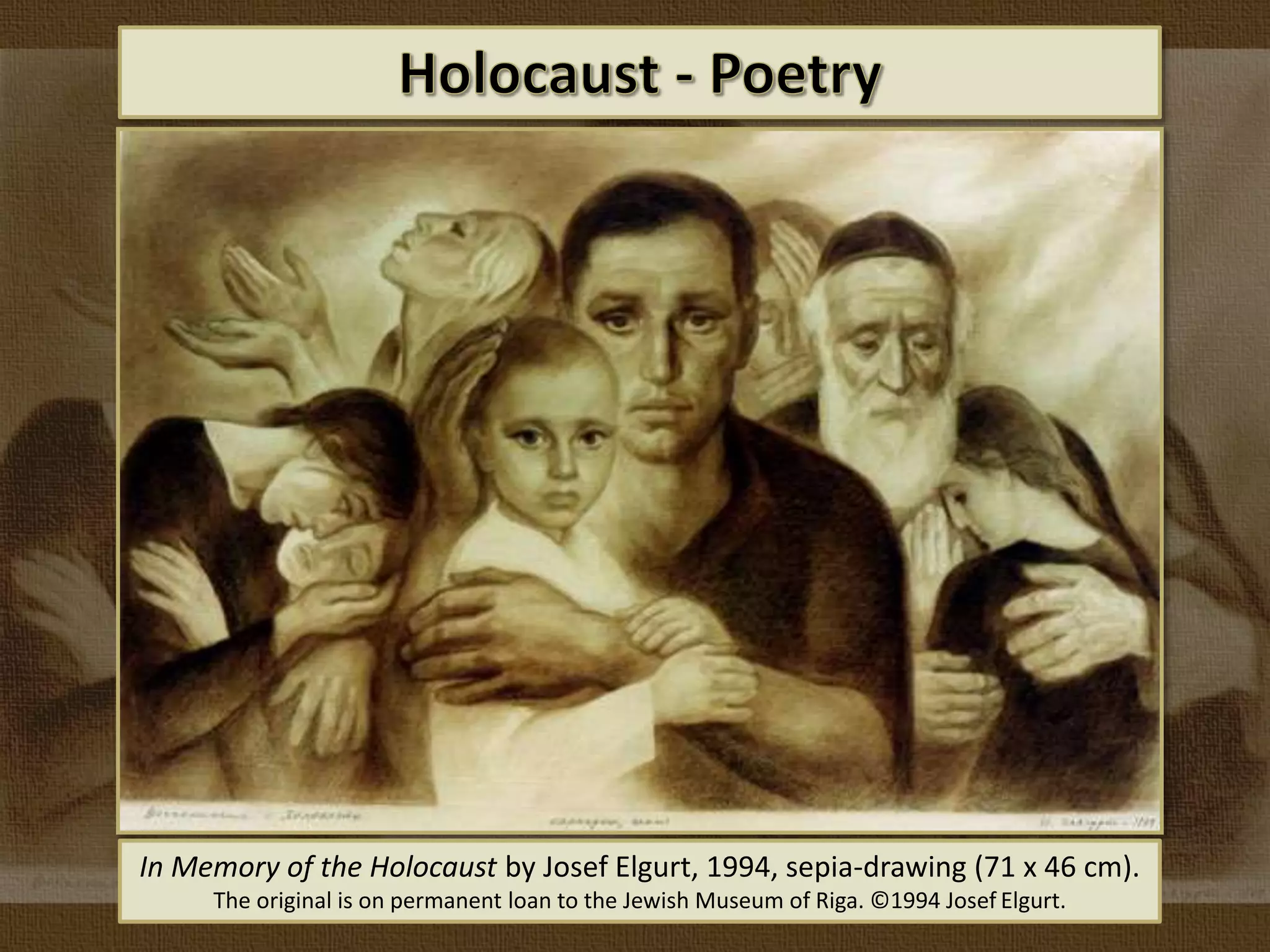 Holocaust Poetry: PowerPoint | PPT