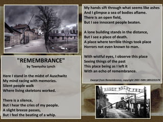 Holocaust Poetry: PowerPoint | PPT