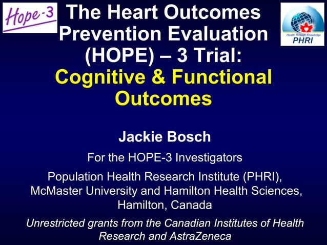 2016 hope 3 cognitive outcomes slides | PPT