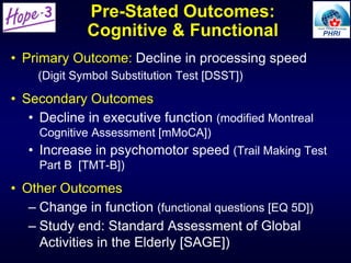 2016 hope 3 cognitive outcomes slides | PPT