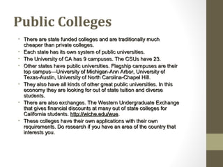 How To Pick The Right College For You! | PPT