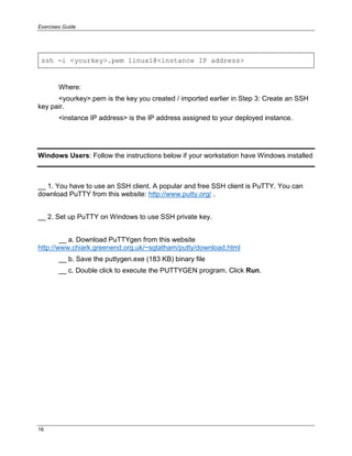 Lab Exercise: IBM Blockchain runs also on LinuxONE, see it in action! | PDF