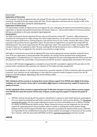 2016 indicator reference guide tb patients on art | PDF