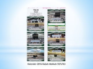 2016 Indonesia Calendar Designs | PPTX