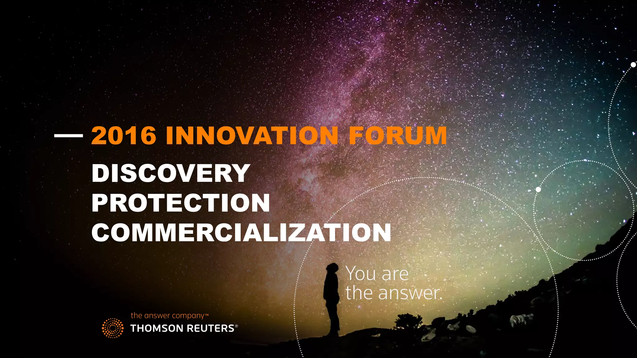 2016 Innovation Forum - Presenter Slides | PPT