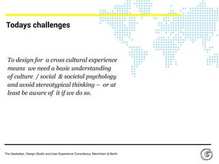 Intercultural Aspects in Interface design | PPT