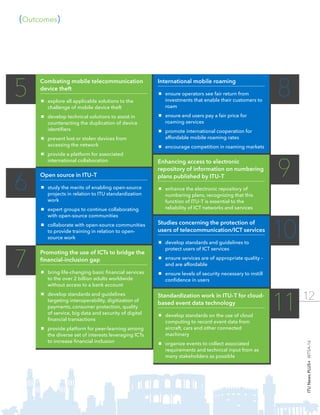 Snapshot report of the World Telecommunication Standardization Assembly ...