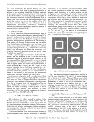 SUBSTRATE INTEGRATED WAVEGUIDE BASED ANTENNA AND ARRAY ----REVIEW | PDF