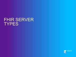 FHIR Server Design Review | PPTX | Databases | Computer Software and Applications