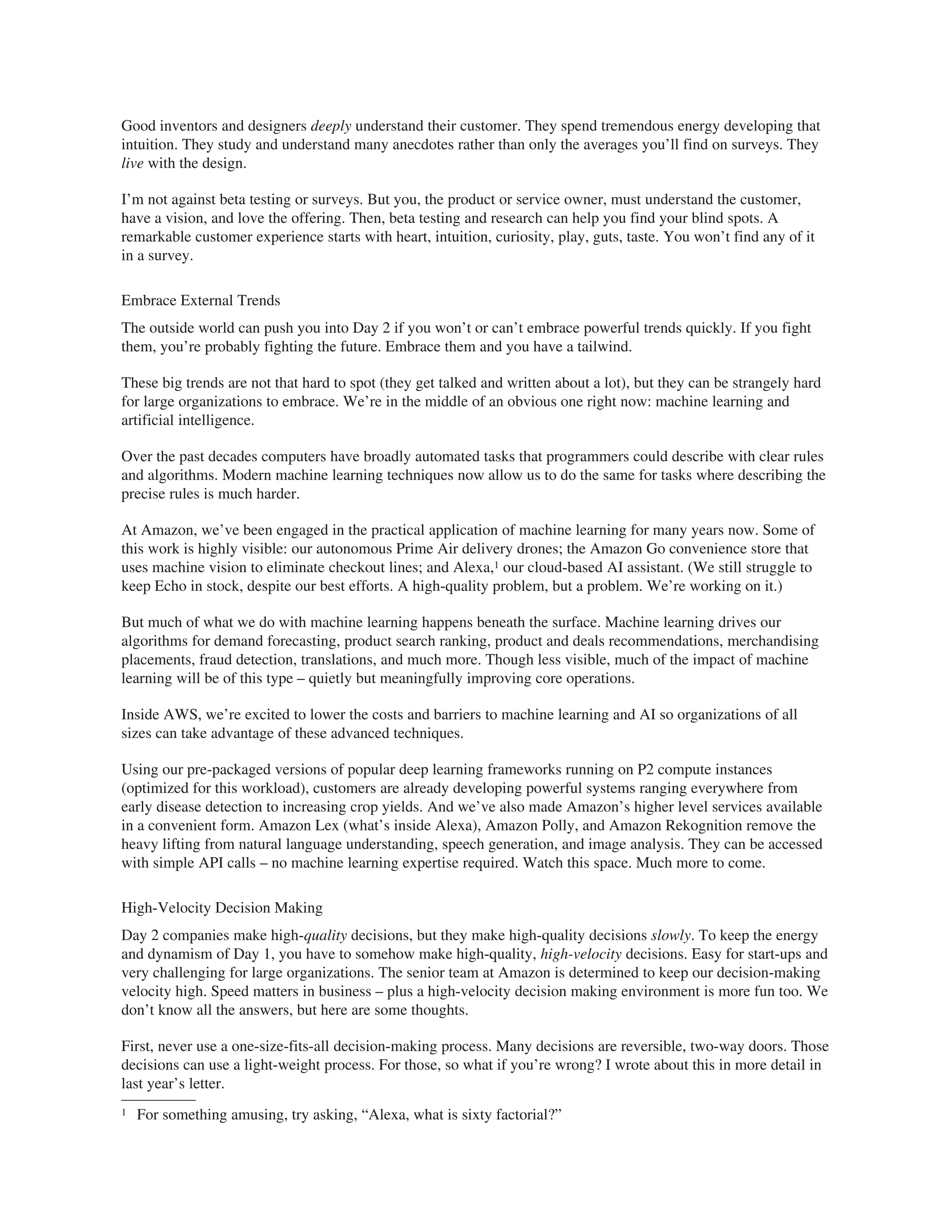 Jeff Bezos' 2016 Letter to Amazon Shareholders | PDF