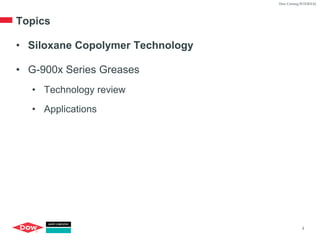New silicone copolymer lubricants | PDF