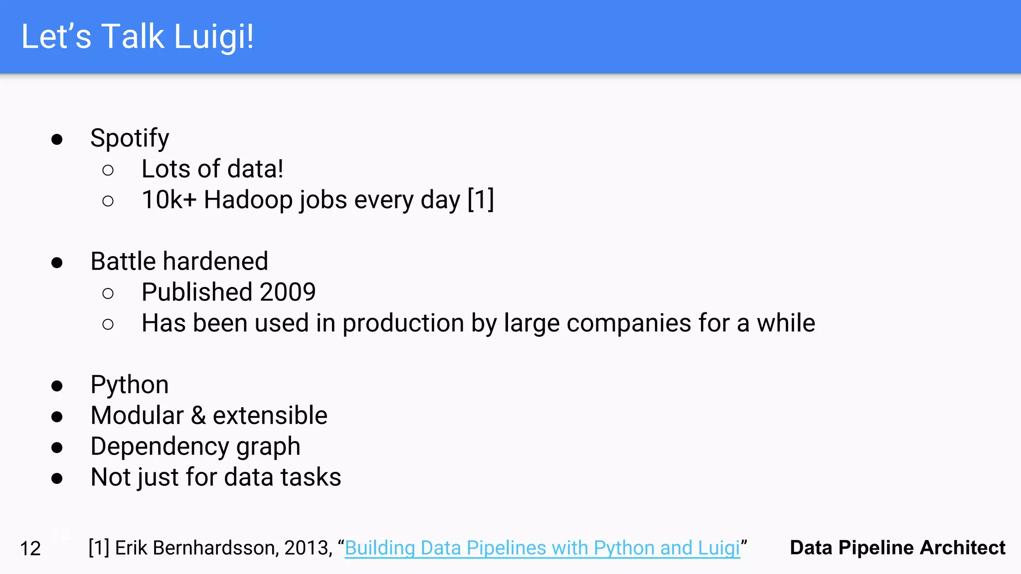 Workflow Engines + Luigi | PPT