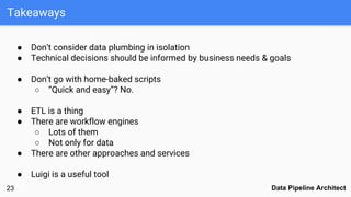Workflow Engines + Luigi | PPT