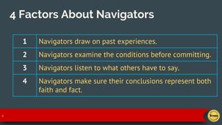 2016 Masterminds — 21 Laws — 4 The Law of Navigation | PDF
