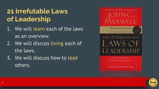 2016 Masterminds — 21 Laws — Introduction | PDF
