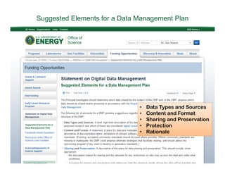 RDAP 16: Data Management Plan Perspectives (Panel 5, DMPs and Public ...