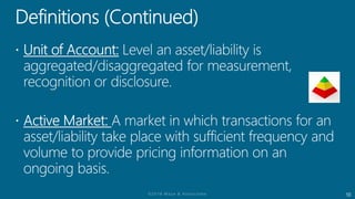 2016 Maze Live Implementing GASB 72: Fair Value Measurement and ...