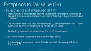 2016 Maze Live Implementing GASB 72: Fair Value Measurement and ...