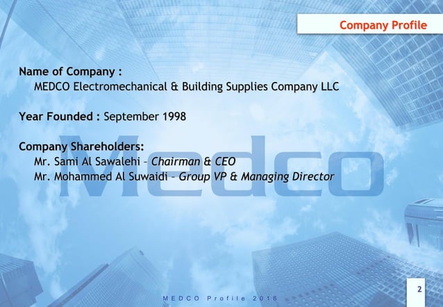 2016 medco presentation | PPT