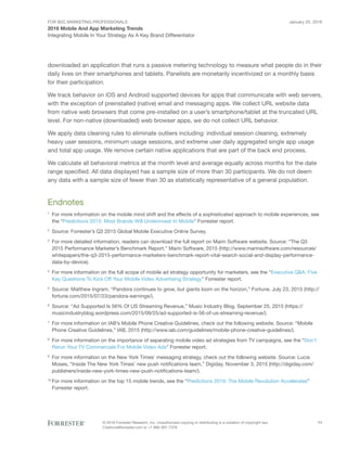 2016 mobile and app marketing trends | PDF