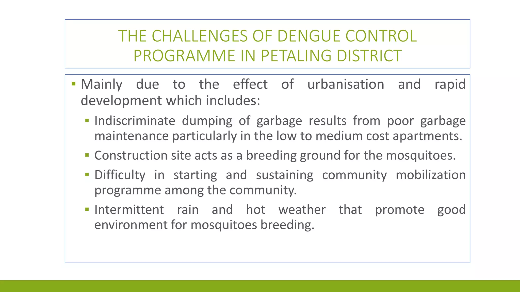 Ecosystem approach to dengue control | PDF