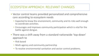 Ecosystem approach to dengue control | PPT