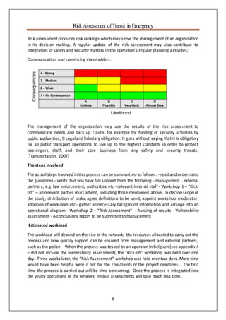 Risk Assessment of Transit in emergency | PDF
