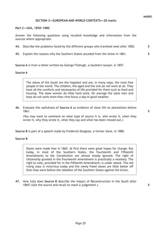 2016 National 5 History exam | PDF