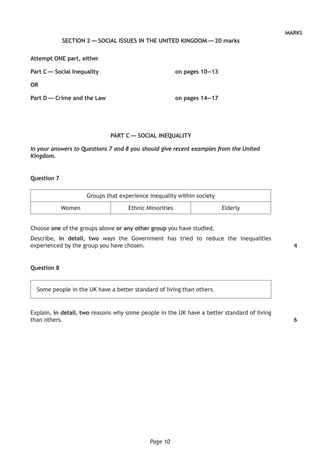 2016 National 5 modern studies exam | PDF