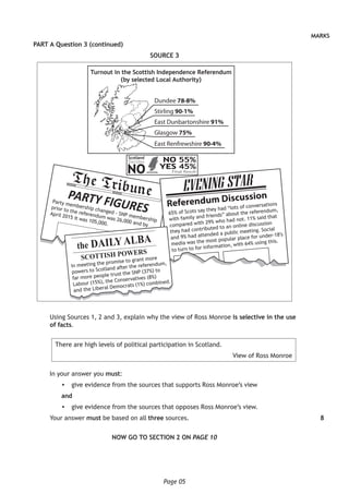 2016 National 5 modern studies exam | PDF
