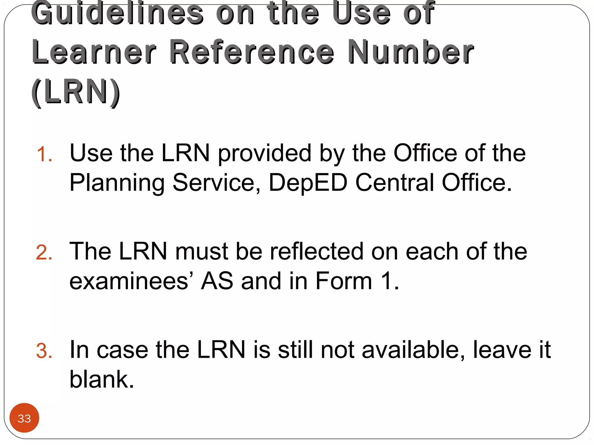 2016 nat test admin guidelines[1] | PPT