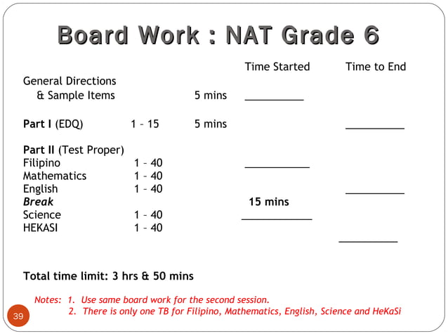 2016 nat test admin guidelines[1] | PPT