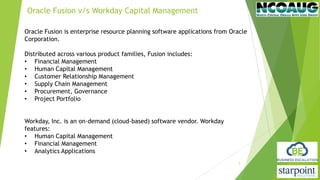 Oracle Fusion v/s Workday | PPT