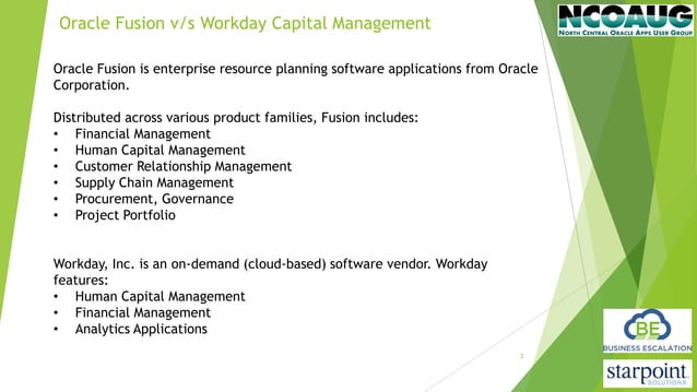 Oracle Fusion v/s Workday | PPT