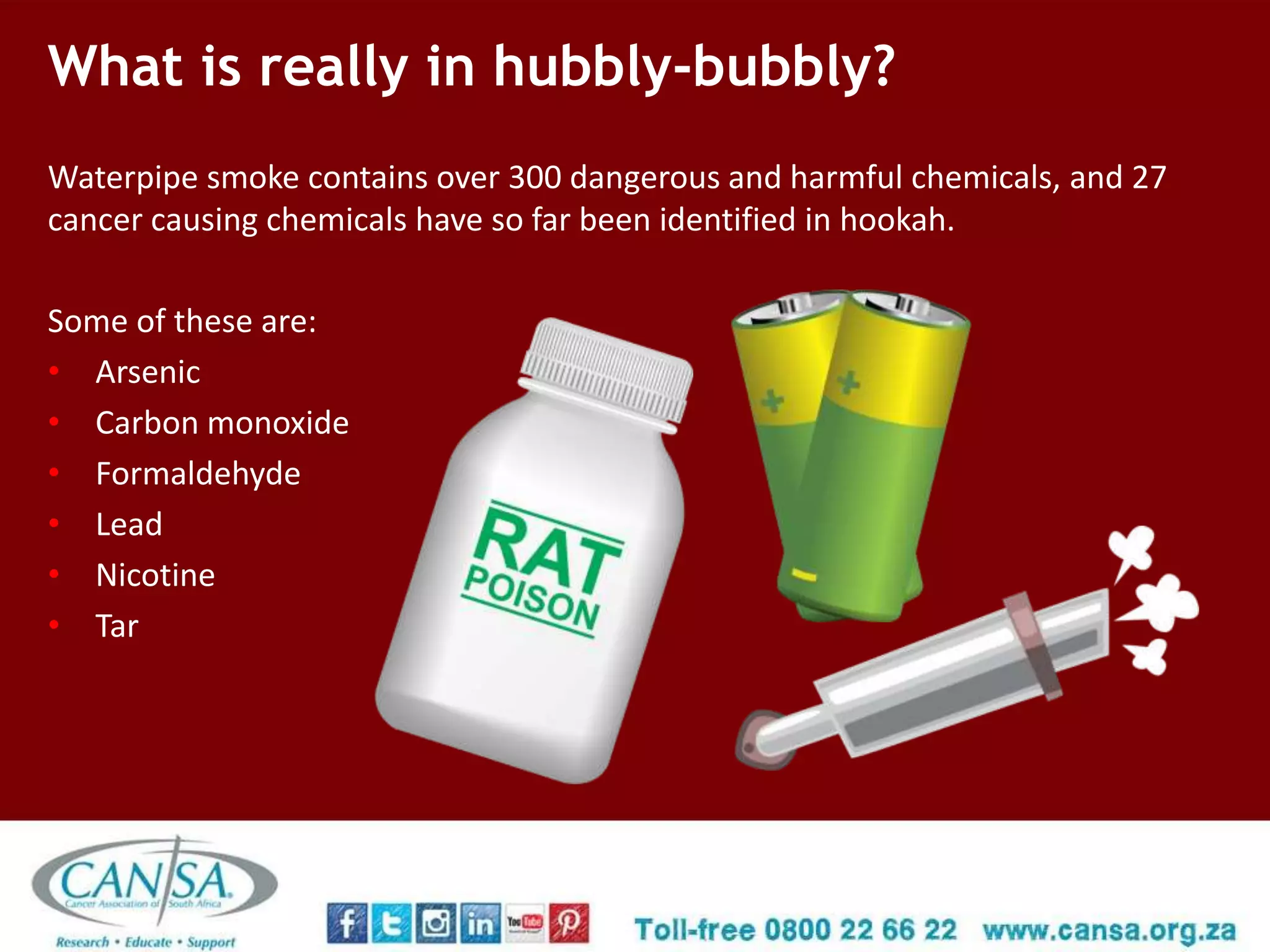 CANSA - Know the Dangers behind the Smoke 2016 | PPTX