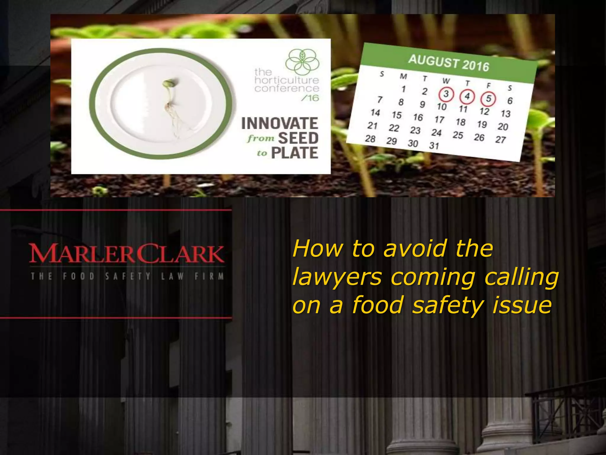 2016 New Zealand Speech on Food Safety | PPTX