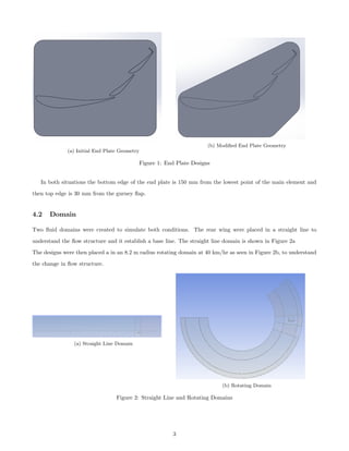2016 optimisation a rear wing endplate in a rotating domain | PDF