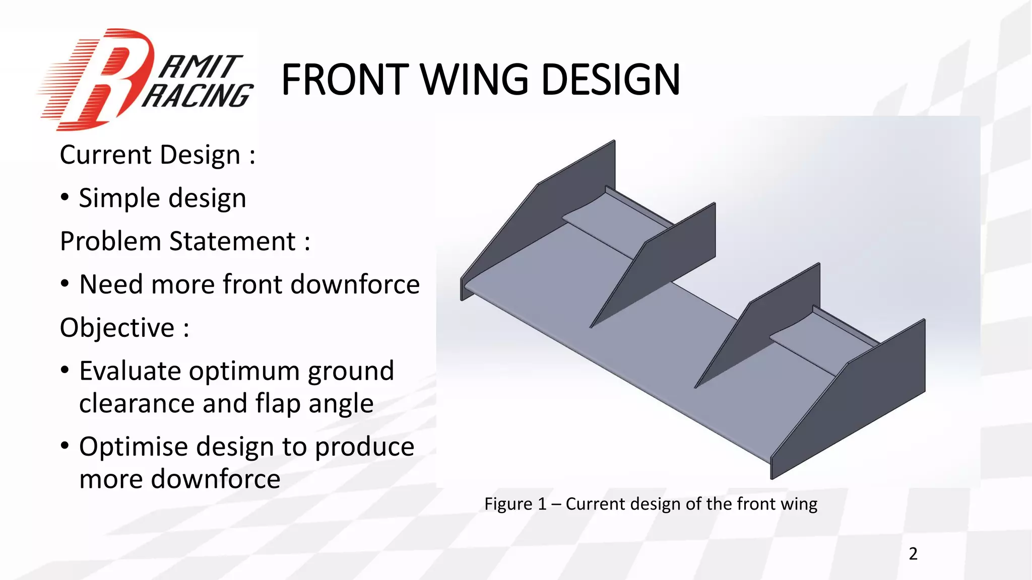 2016 optimisation of front wing ground clearance - ppt slides | PPT