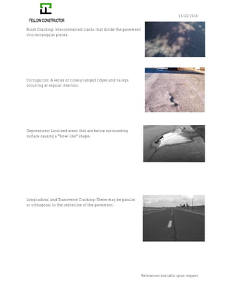 Pavement damage | PDF
