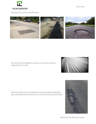 Pavement damage | PDF