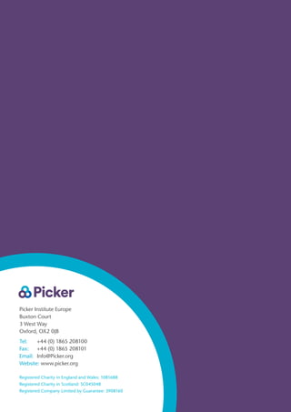 2016 Impact Report for Picker Institute Europe | PDF