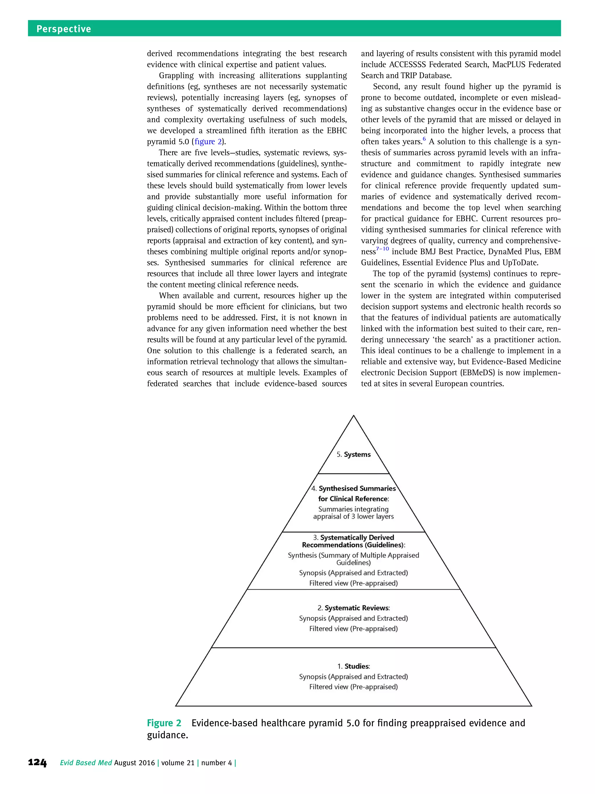 Pirámide de las "5S" de Alper y Haynes_2016 | PDF