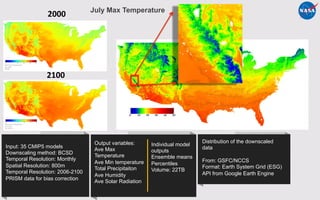 NASA Earth Exchange (NEX) Overview | PDF
