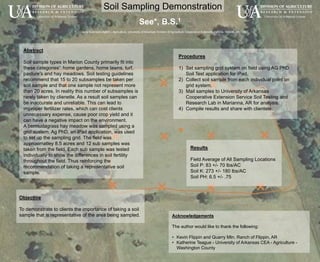 Soil Sampling Demonstration | PPTX | Agriculture | Industries